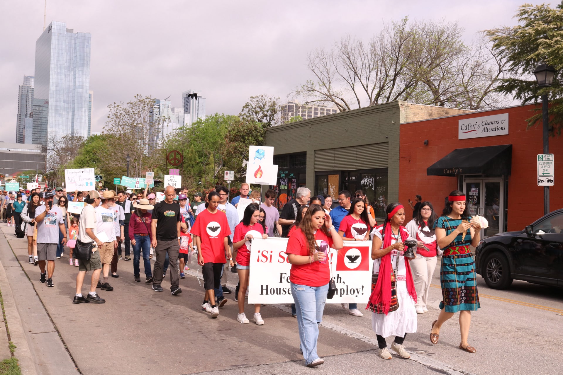 "We Are Going to Rise:" Austin César Chávez March Unites Generations ...